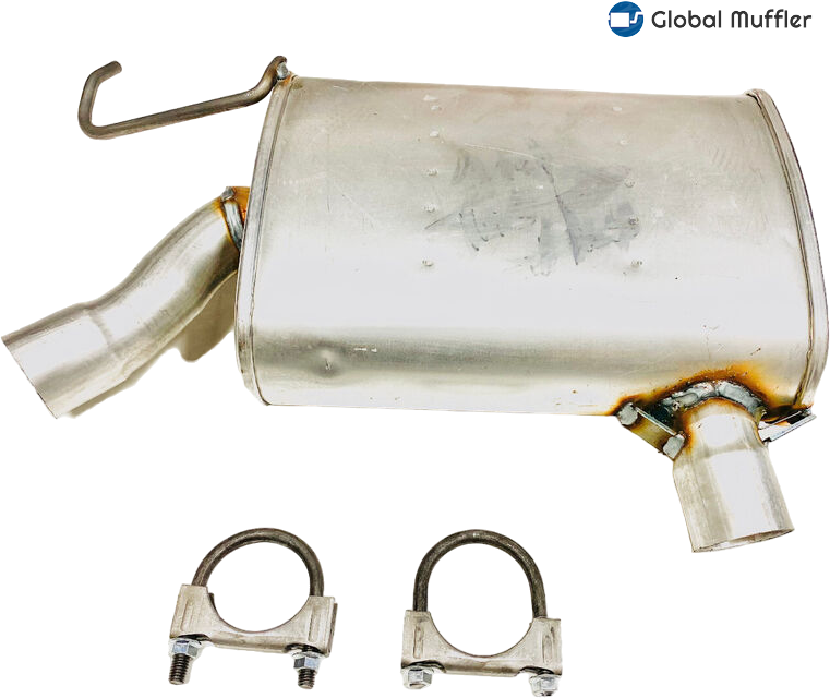 Fits: 2011-2017 Volkswagen Jetta 2.0L Rear, Middle Mufflers & Resonato ...